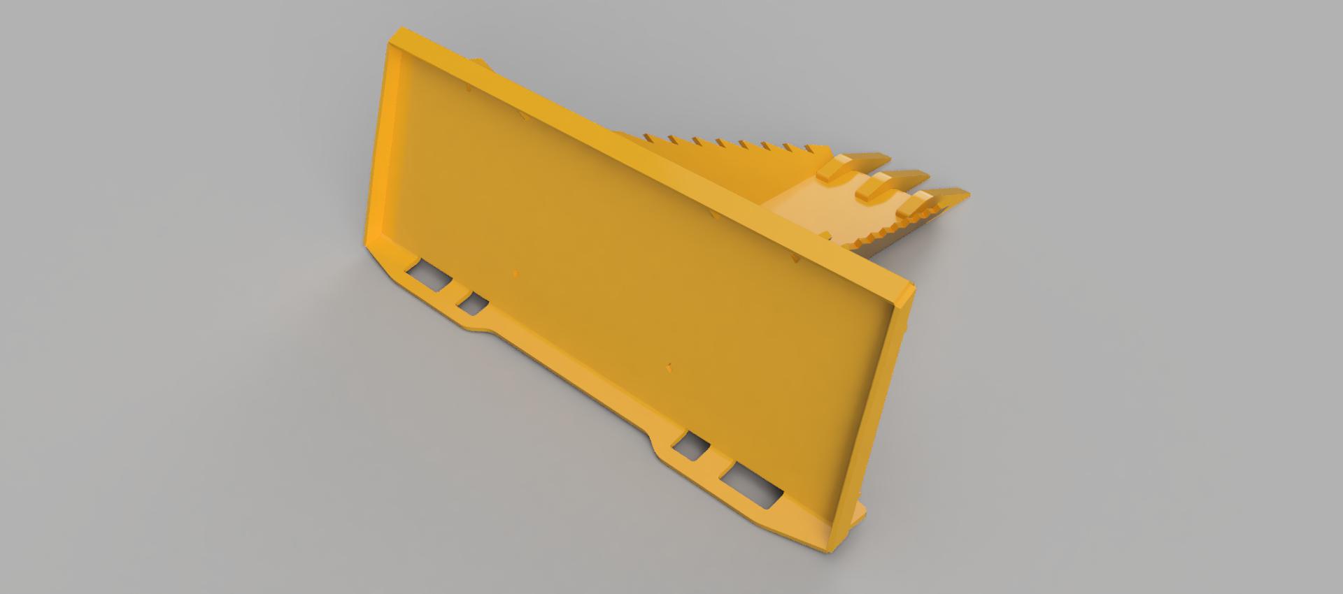 Stump Bucket with Skid Steer Quick Attach DXF cut and build Files – DXF ...