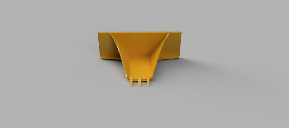 Stump Bucket with Skid Steer Quick Attach DXF cut and build Files – DXF ...